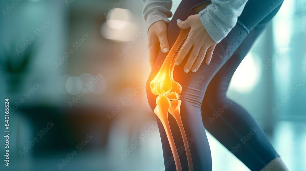 person standing and holding their hip with a look of discomfort ...