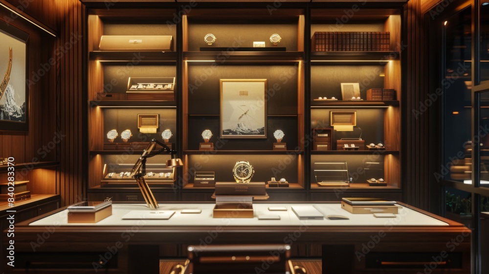 Exclusive Luxury Watch Collection Private Viewing Room with Display ...