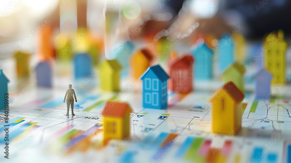 line art stick figures holographic of A stylized representation of a ...