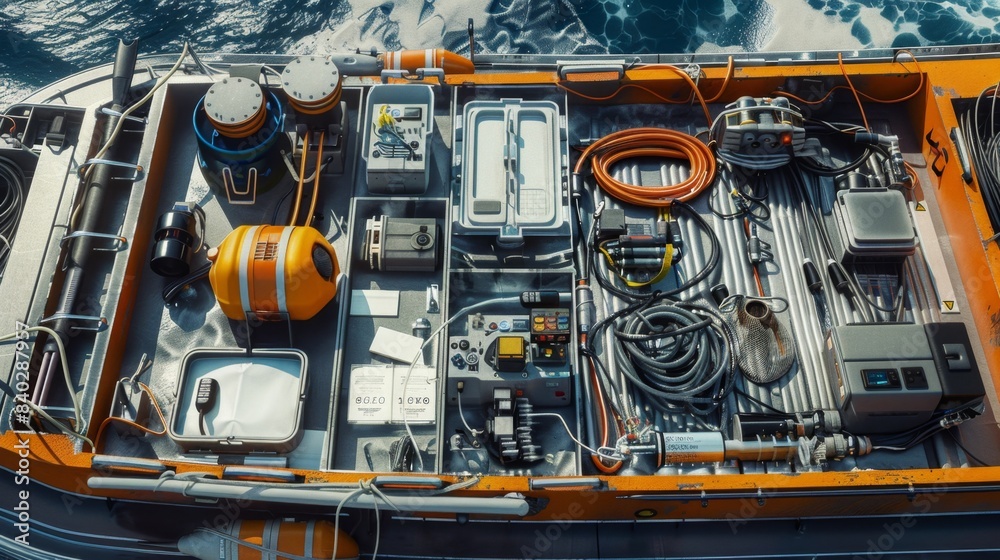 Exploring the Depths Marine Biologist's Research Vessel with ...