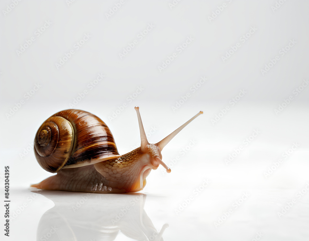 Ultra-Realistic 3D Rendering of a Snail with Intricate Shell Details ...