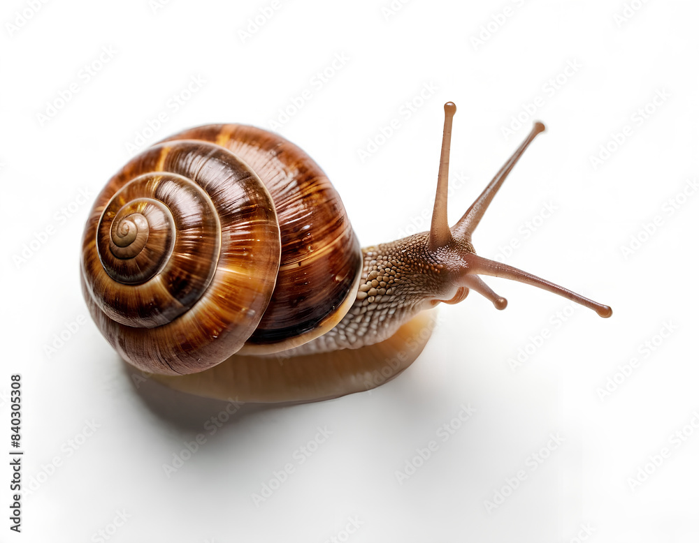 Ultra-Realistic 3D Rendering of a Snail with Intricate Shell Details ...