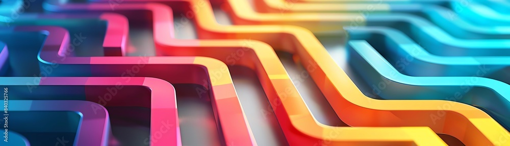 Personalized Learning Paths A chart with vibrant colors showing ...