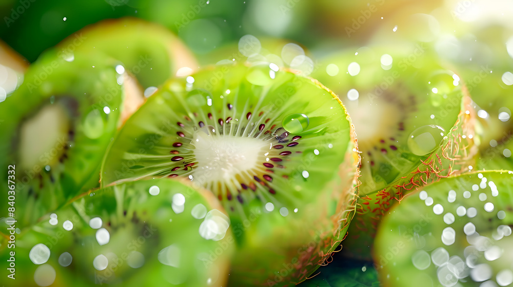 Kiwi commercial shooting close-up PPT background poster wallpaper web ...