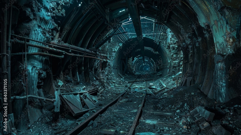 The walls of the mine seem to whisper secrets and the clinking of tools ...