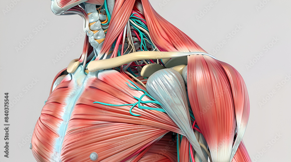 Diagram showing frozen shoulder anatomy and inflammation Stock Photo ...