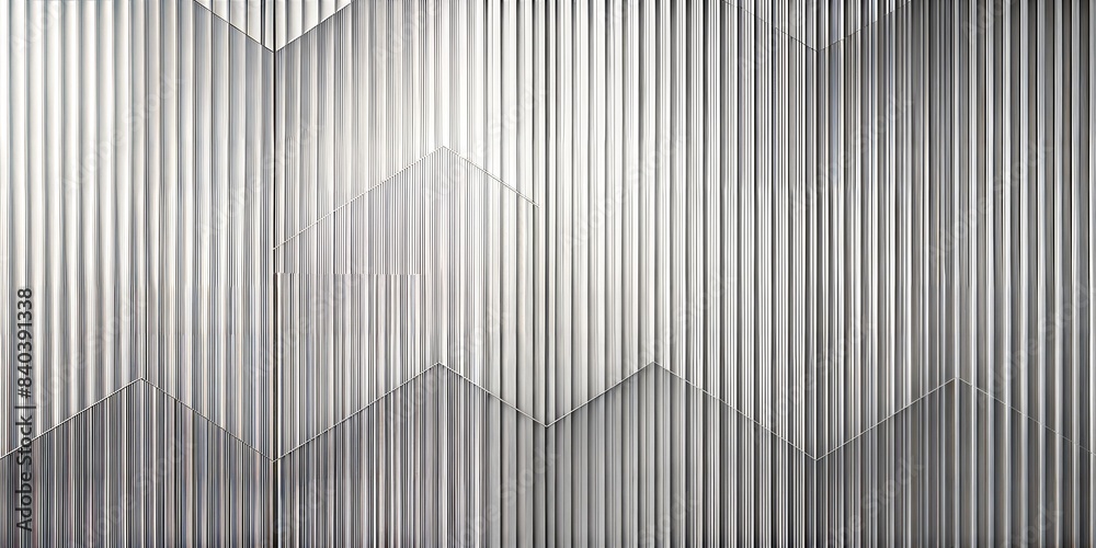 Abstract image of metallic vertical lines, ideal for modern design ...
