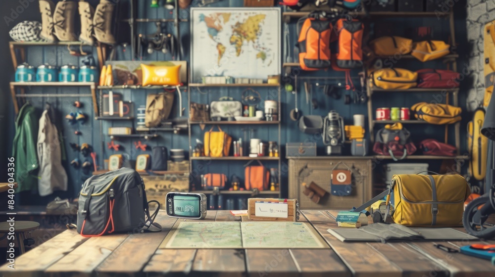 Explore Your Next Adventure Adventure Gear Rental Shop with Maps ...
