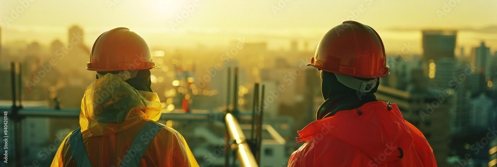 Stock photo of safety precautions for high-risk work environments Stock ...
