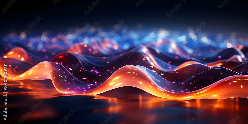 Creating a Wavelike Effect A Visual Music Display with Bright Particles ...