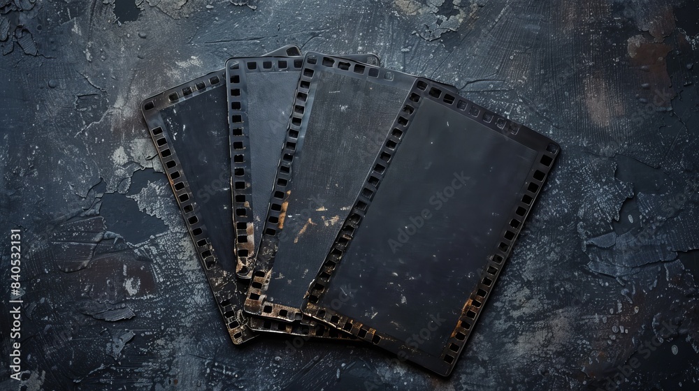 Overlay texture for album cover, with torn, grainy, shabby paper effect ...