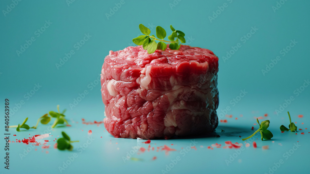 Lab-grown meat: Illustrate a sustainable future where lab-grown meat is ...