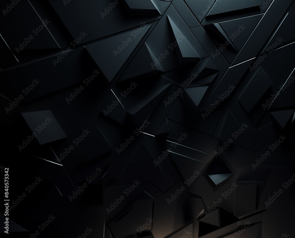 black triangle background, geomatric texture background. Modern ...