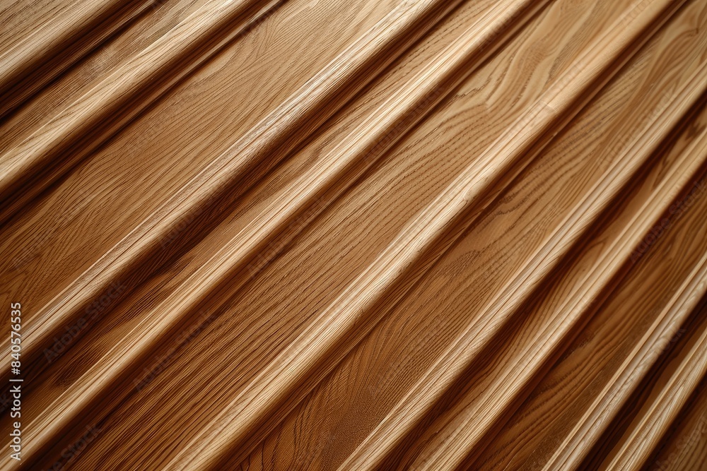 Wood panelling. Woodworking wall surface structure design, glossy ...