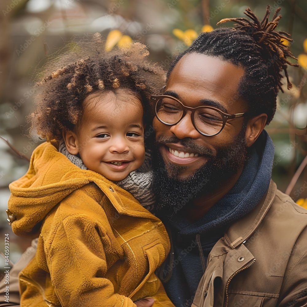 Celebrating the Unique Bond A Father and Child Embracing Diverse Roles ...