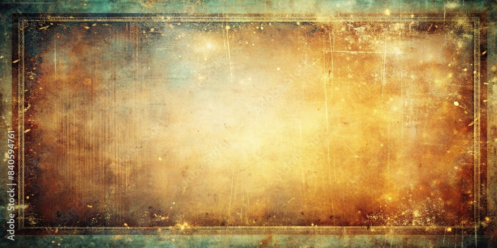 Vintage distressed photo overlay with light leaks, film grain, dust ...