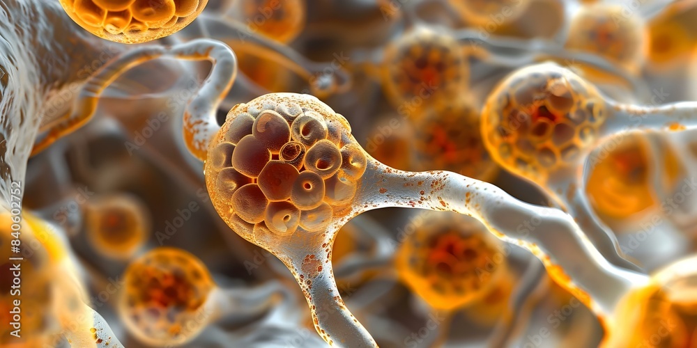 Exploring Blood-Forming Cells in Bone Marrow. Concept Blood Cell ...