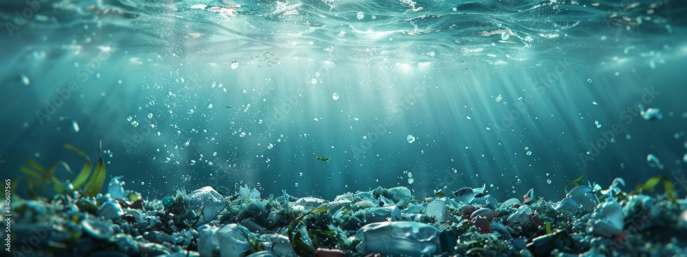 Seawater pollution, serious ocean pollution, marine garbage, World ...