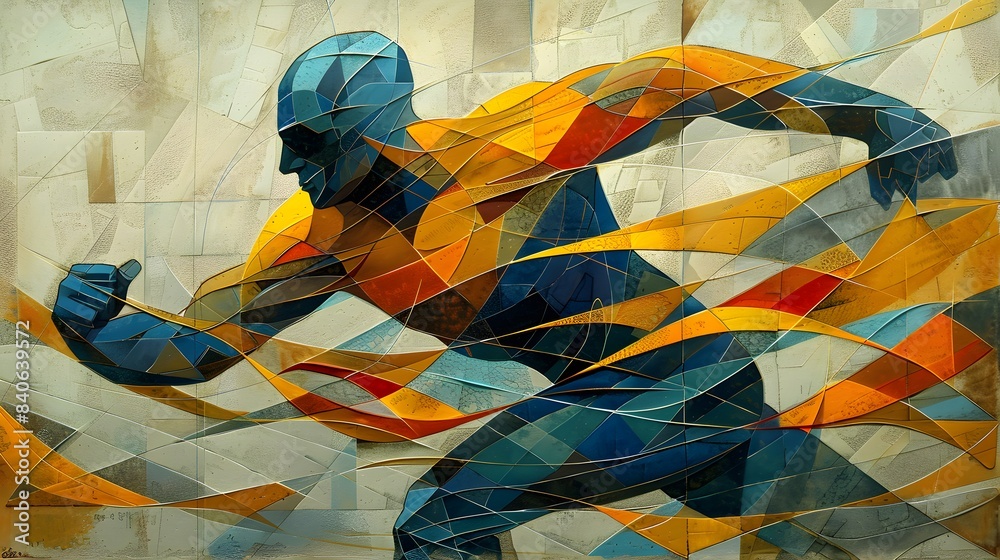 Cubism Art, A combatant's skill lies in the evenness of their movements ...