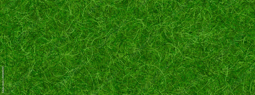 Green astro turf grass texture seamless pattern. Wool rug made of ...
