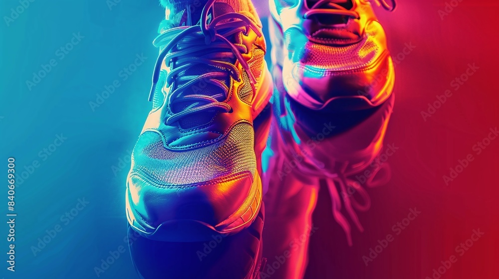 kids junior sport sneaker shoes banner for footwear commercials and ...