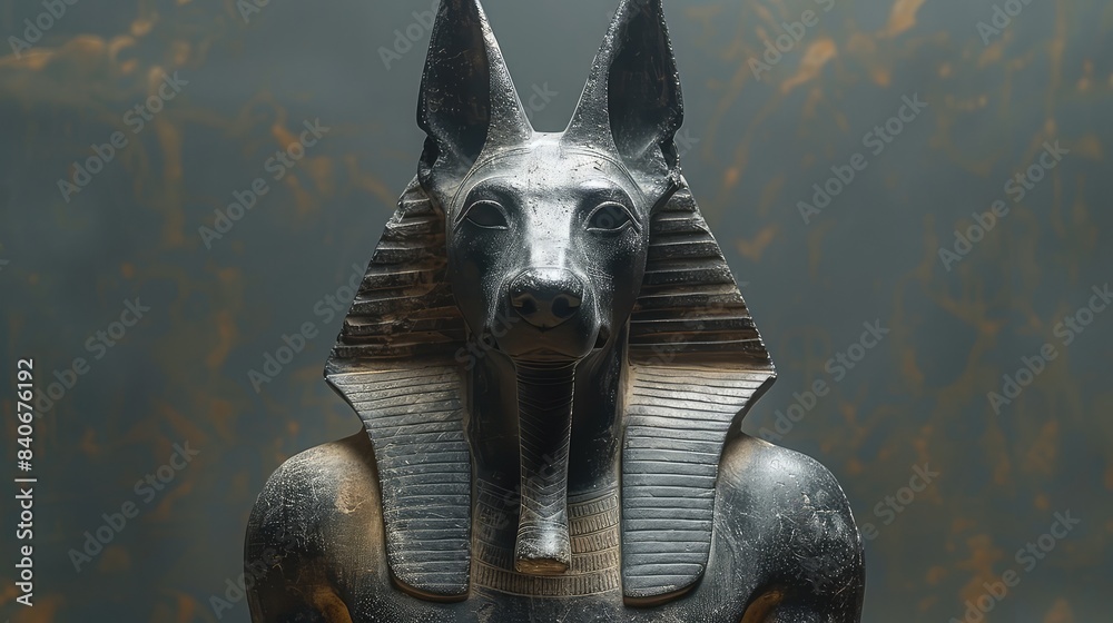 Anubis, the Iconic Egyptian God of the Afterlife, Embodied in a ...