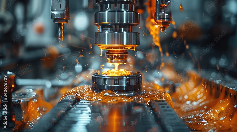 Precision at Work: Metal Machine Tools in the CNC Industry Showcasing ...