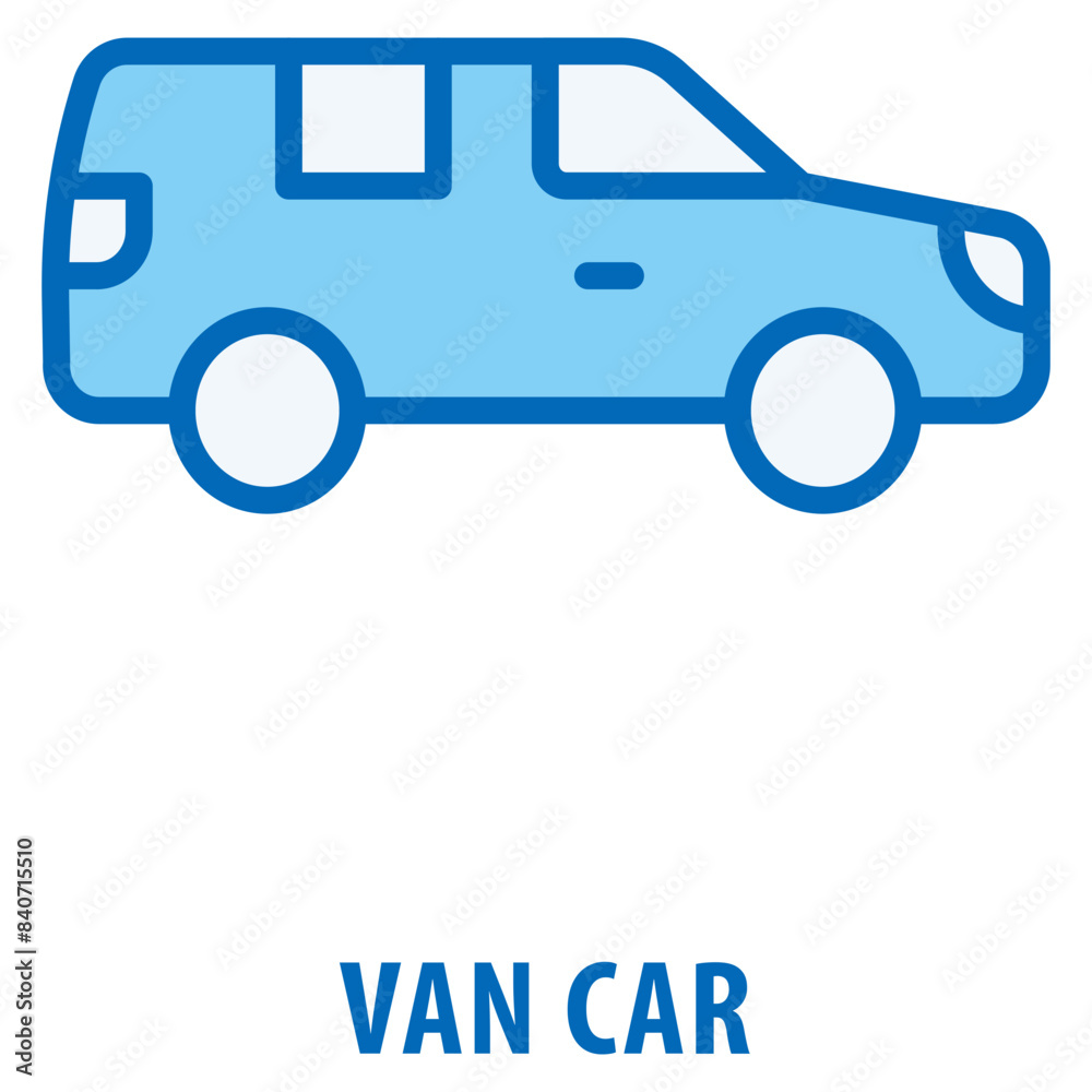 Van car Icon simple and easy to edit for your design elements Stock ...