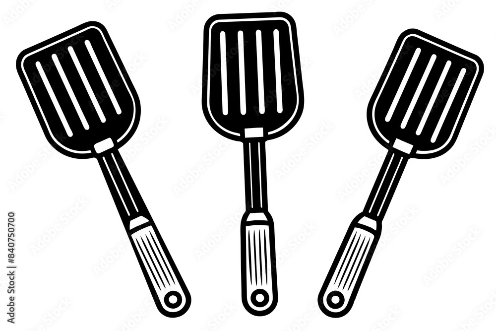 Simple illustration of rubber spatula and fly return vector Stock ...