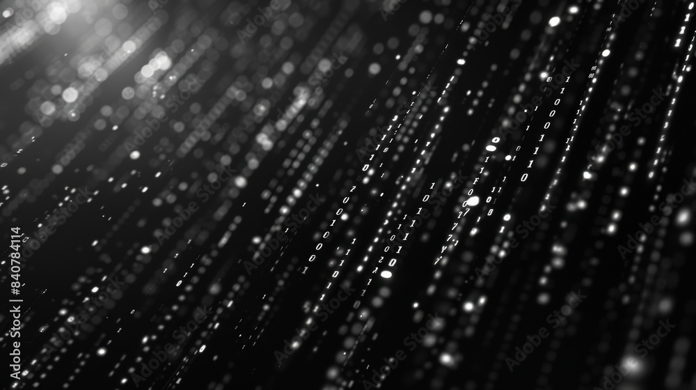 Abstract Binary Software Programming Code Background Random Parts Of Program Code Digital Data