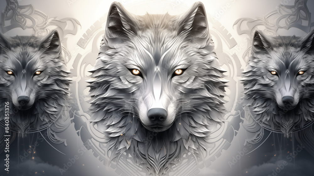 Wolf Pattern Background, Texture, Wallpaper, Background, Cell Phone ...