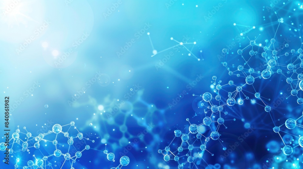 Science and laboratory research Medical background. molecular ...