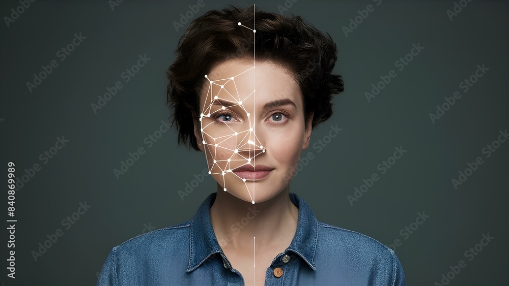 AI, Deepfake and machine learning. Facial tracking, detection and ...