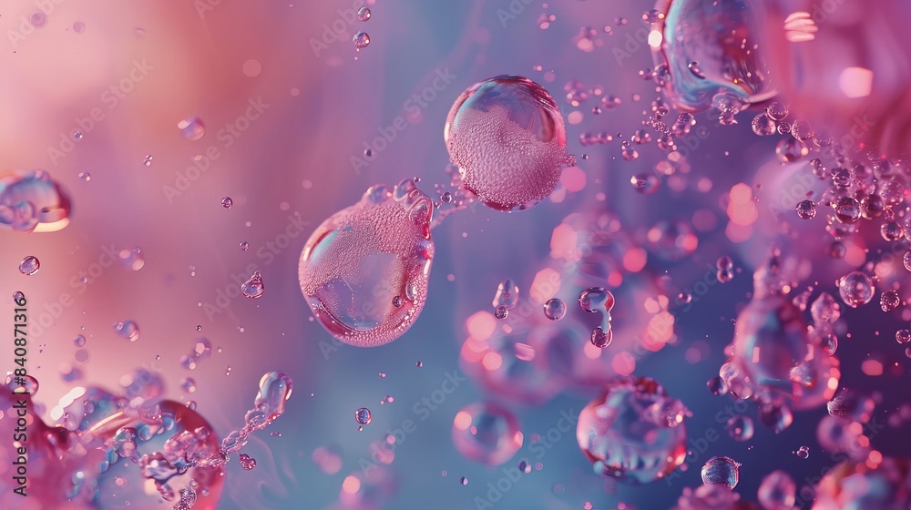 Experience the mesmerizing sight of a suspended effervescent tablet ...