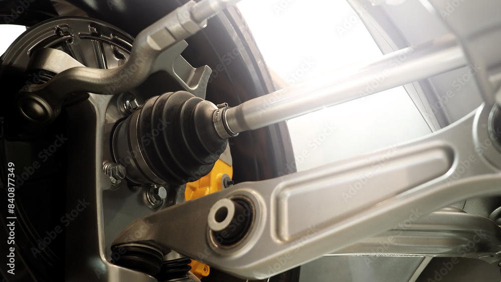 Car suspension. Technical images of structure of car spare parts. Such ...