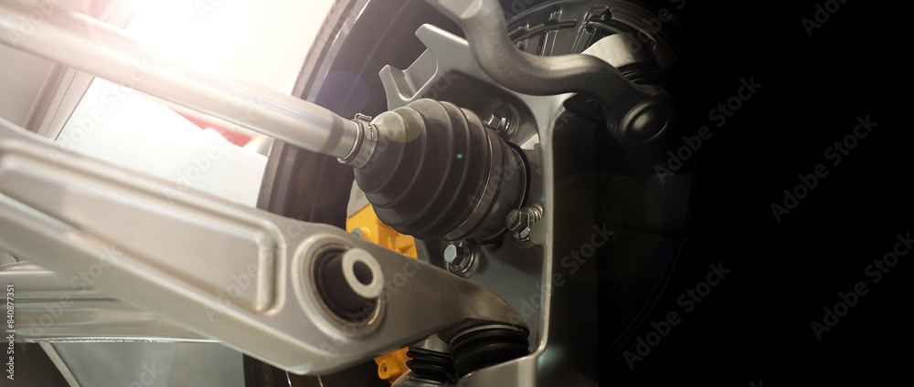 Car suspension. Technical images of structure of car spare parts. Such ...