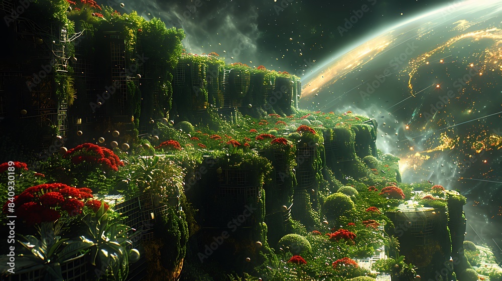 cosmic garden nurturing the seeds of life across the cosmos with ...