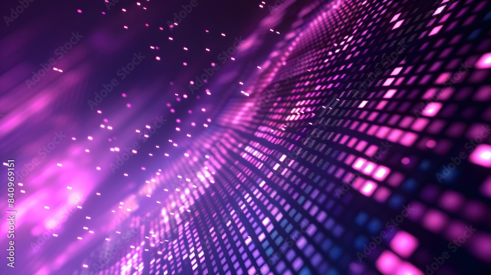 Purple abstract pixel texture bg video screen. Tv pattern background ...