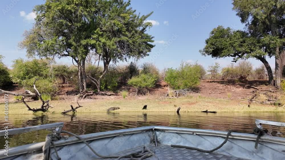 Cruise Safari Skyline At Chobe National Park In Kasane Botswana ...