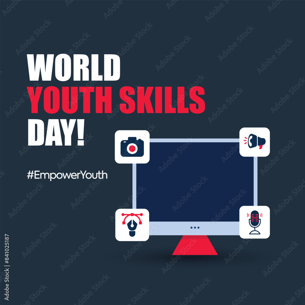 World Youth Skills Day Post. Youth Skills Day awareness post for ...
