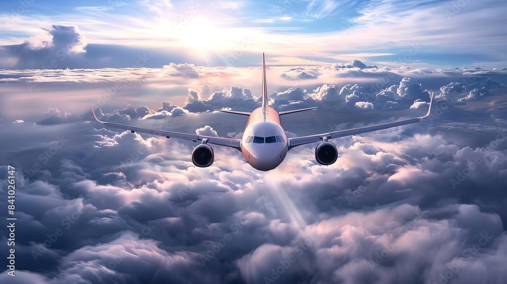 Clear air turbulence, invisible yet intense, airplane shaking ...