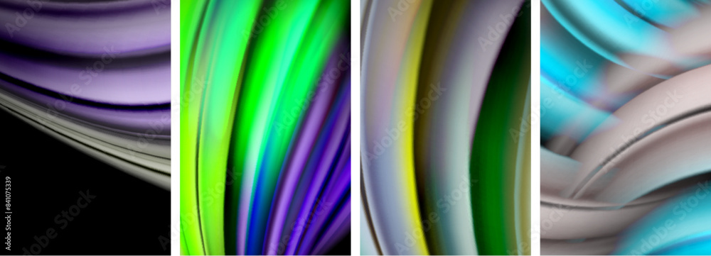 Blurred color line backgrounds. Vector Illustration For Wallpaper ...