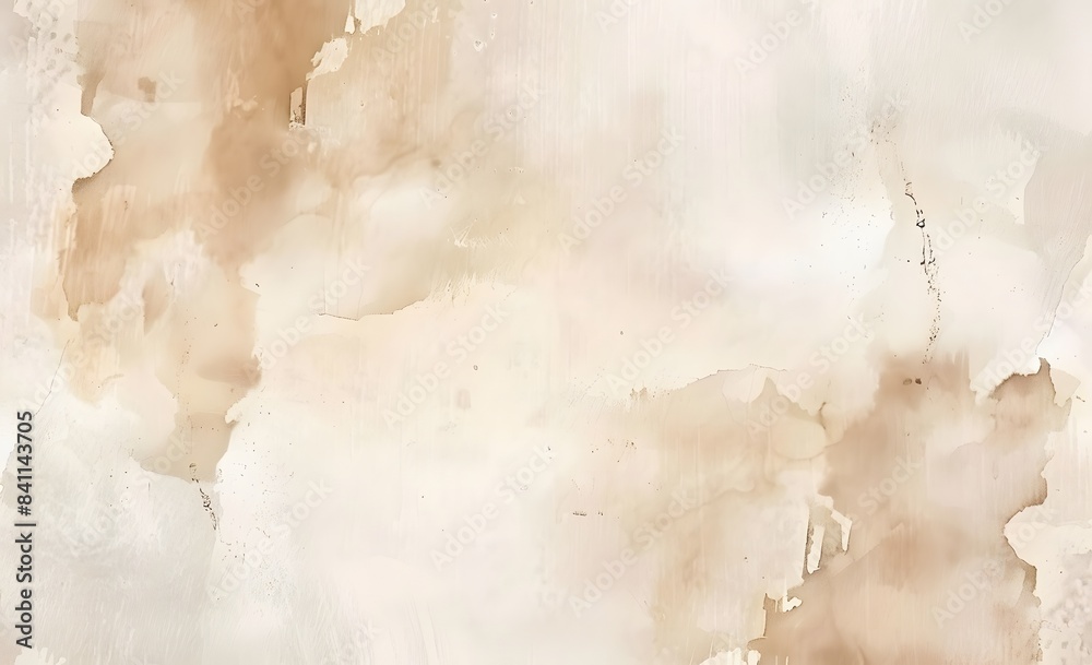 Light Beige Watercolor Background Vintage Minimalist Stock Photo ...