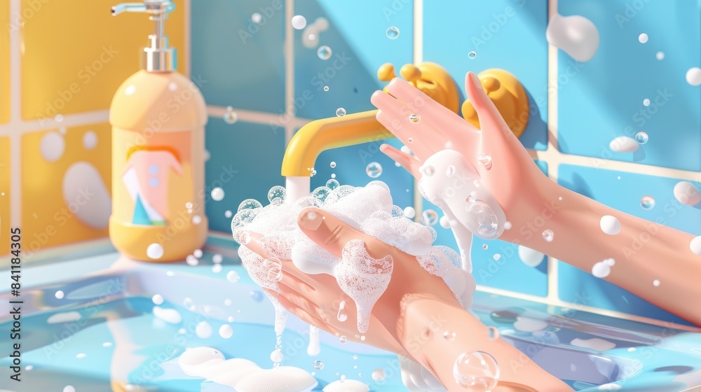 Illustrating the concept of personal hygiene in a fun and engaging way ...