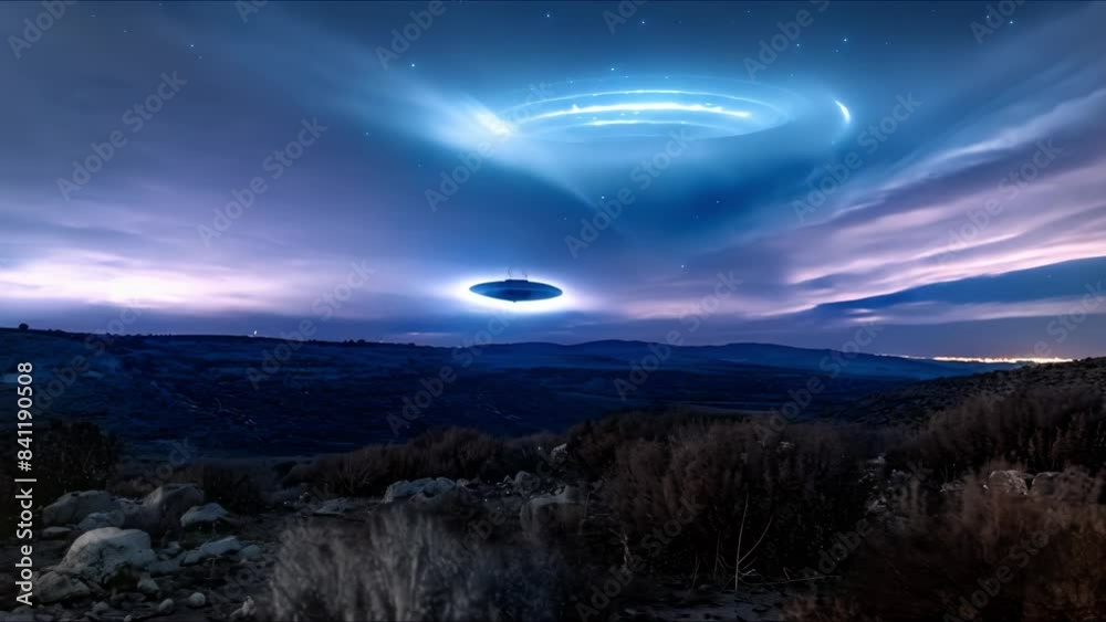 Unsettling UFO captured at night signaling an otherworldly encounter ...