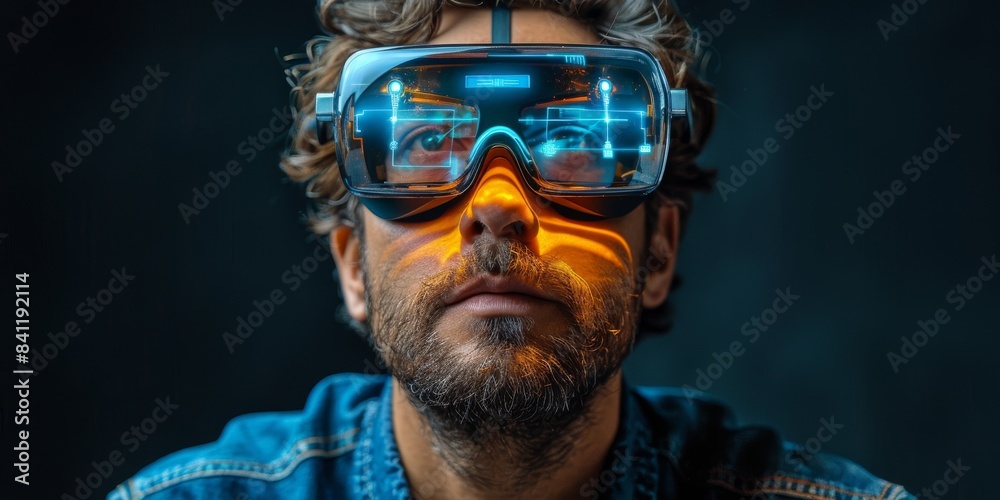 Wearable augmented reality visors that scan dishes with X-ray vision to ...