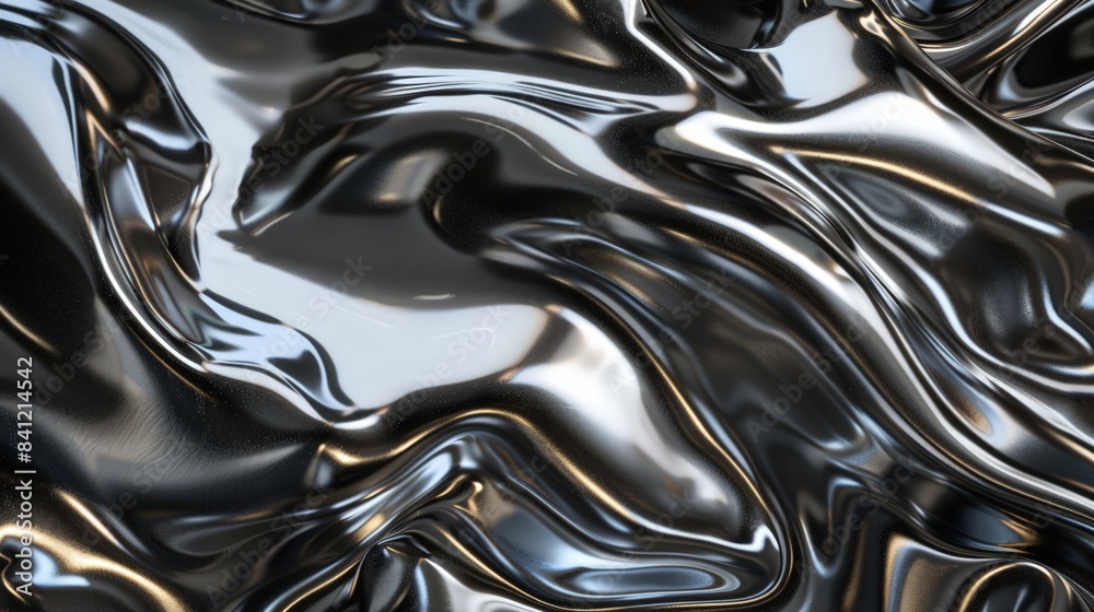 Develop a texture that mimics the smooth, flowing patterns of molten ...