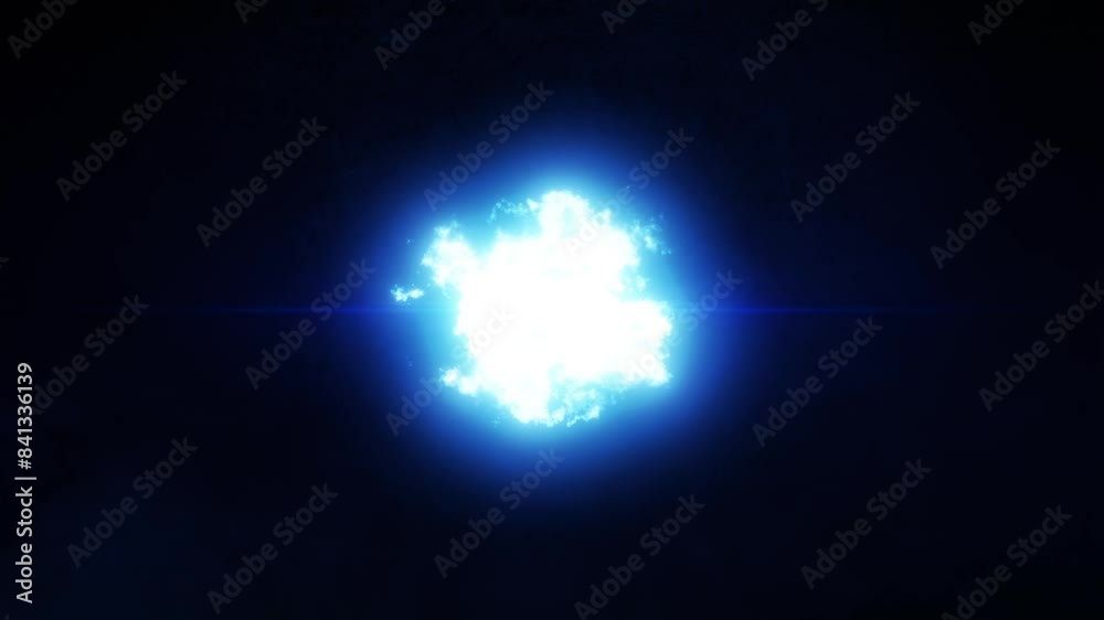 10 Seconds Countdown Blue Energy Waves Nebula Galaxy Space 4K Timer ...