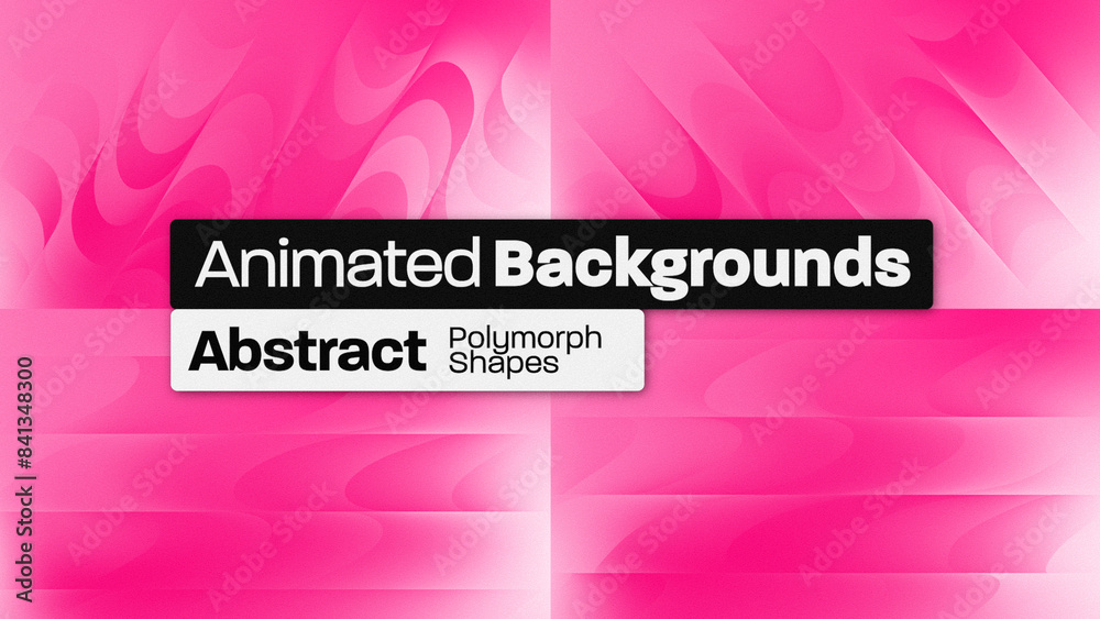 Abstract Polymorph Shapes Animated Backgrounds 018 Stock Template ...