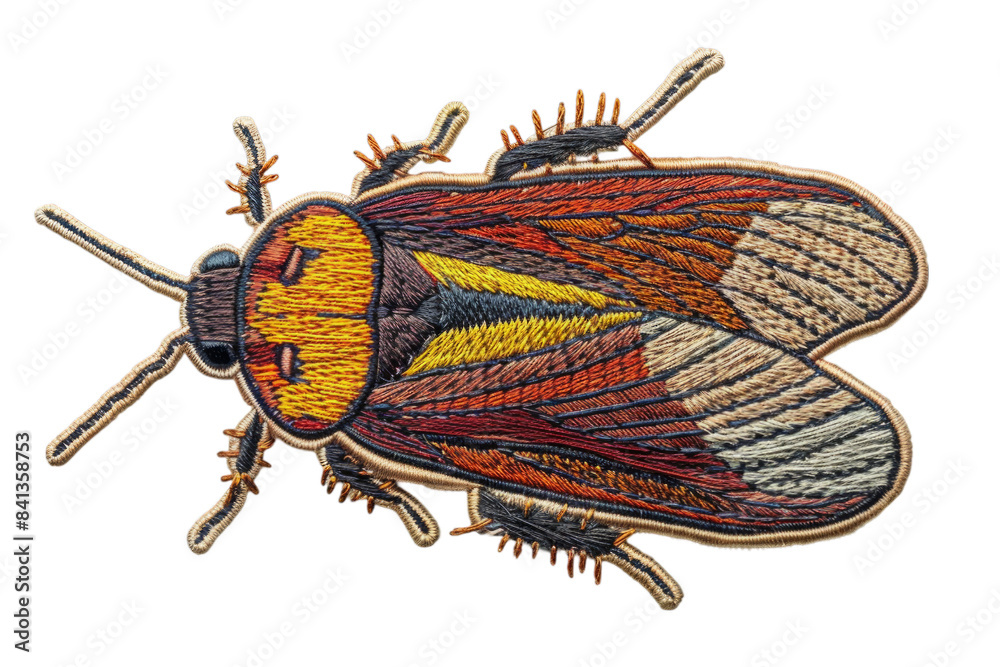 Illustration of a detailed cockroach with realistic textures and ...